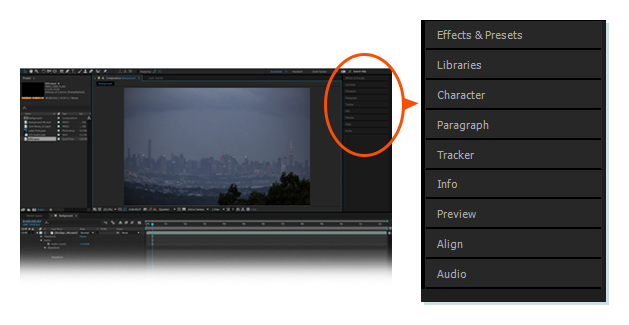 Working with stacked panel groups